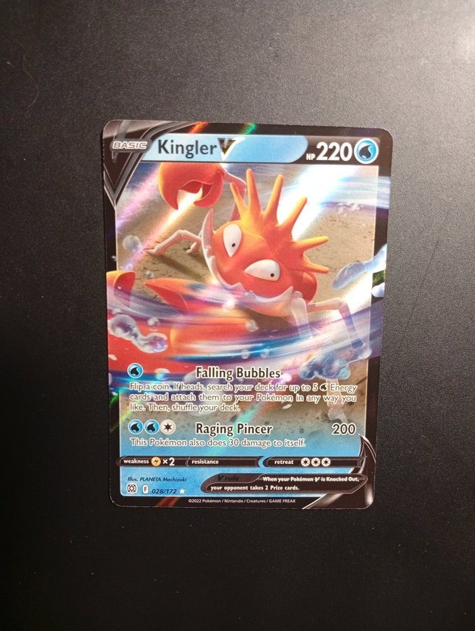 Pokemon - Kingler V | Köp på Tradera (712077280)