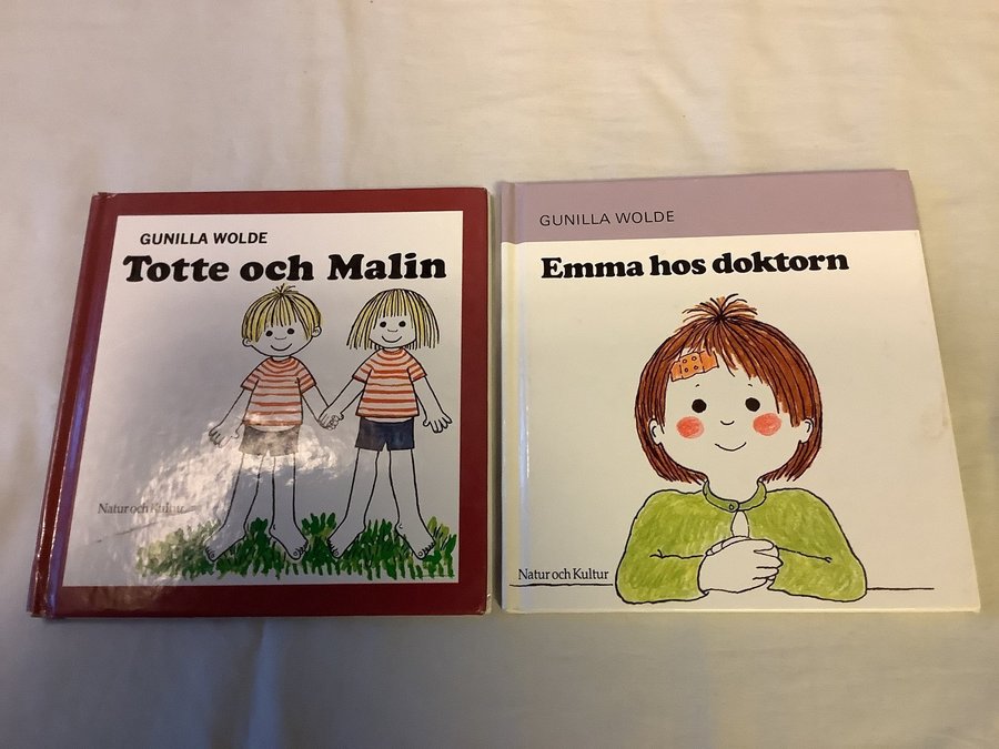 8 x Totte + Emma av Gunilla Wolde | Köp på Tradera (608282636)