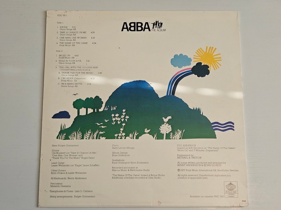 LP VINYL SKIVA ABBA THE ALBUM | Köp på Tradera (693413646)