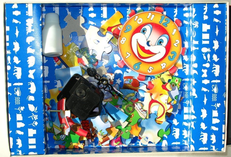 Tic Toc Clock Pussel med klockverk | Köp på Tradera (708865377)