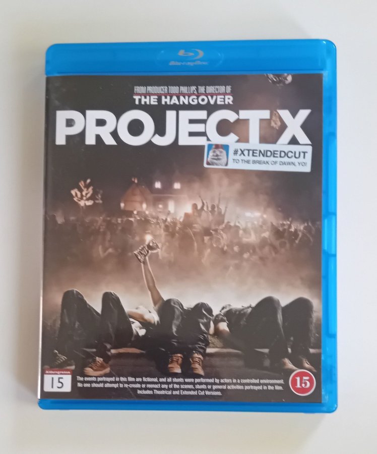 Project X - Extended Cut Blu-ray / Svensk Text | Köp på Tradera (709341602)