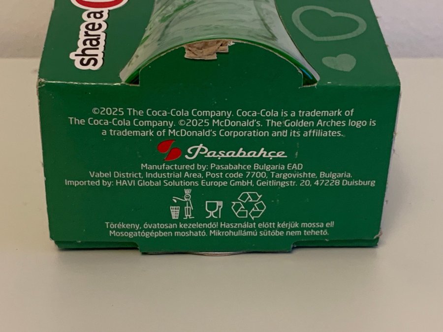 Mycket ovanligt McDonalds Coca cola glas 2025 N.. | Köp på Tradera ...