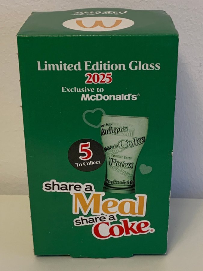 Mycket ovanligt McDonalds Coca cola glas 2025 N.. | Köp på Tradera ...