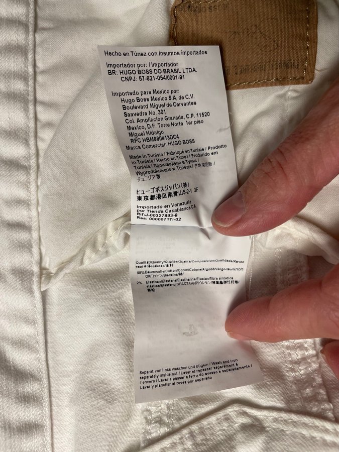Hugo Boss klassisk denimjacka, storlek M | Köp på Tradera (713386839)