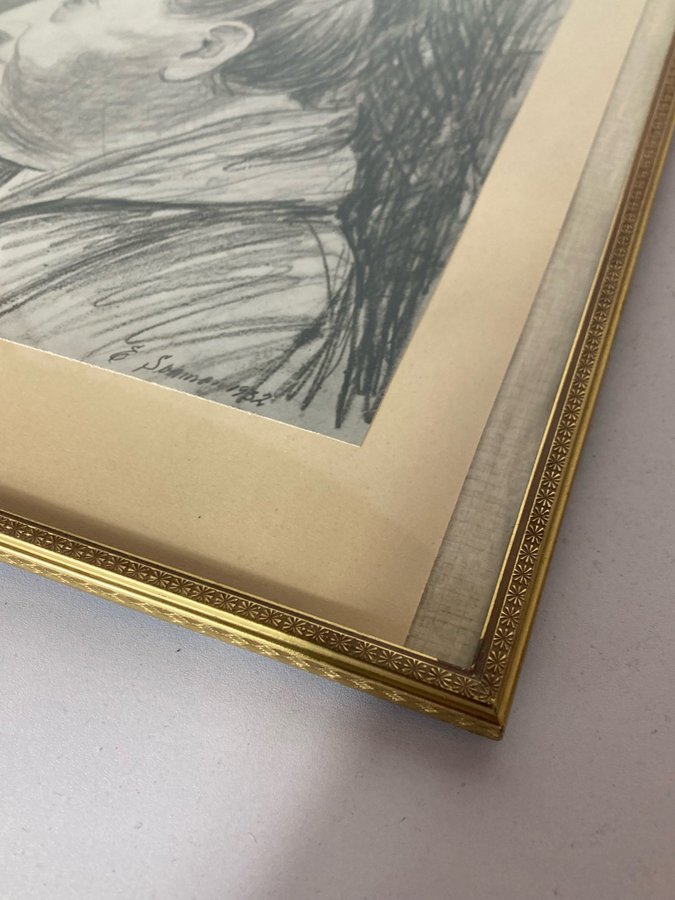 Konst / Teckning / Tavla, signe.. | Köp från Kallströms på Tradera ...