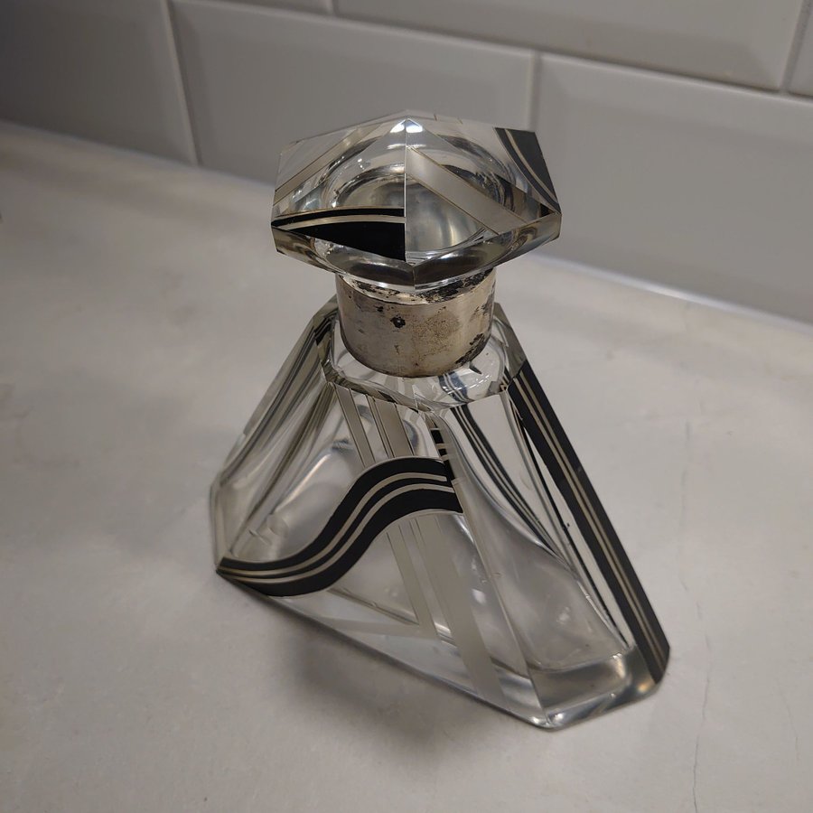 Karl Palda Karaff - Glas & Silver - 1920/30-tal. | Köp på Tradera ...