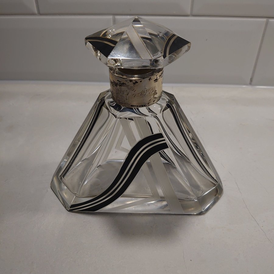 Karl Palda Karaff - Glas & Silver - 1920/30-tal. | Köp på Tradera ...