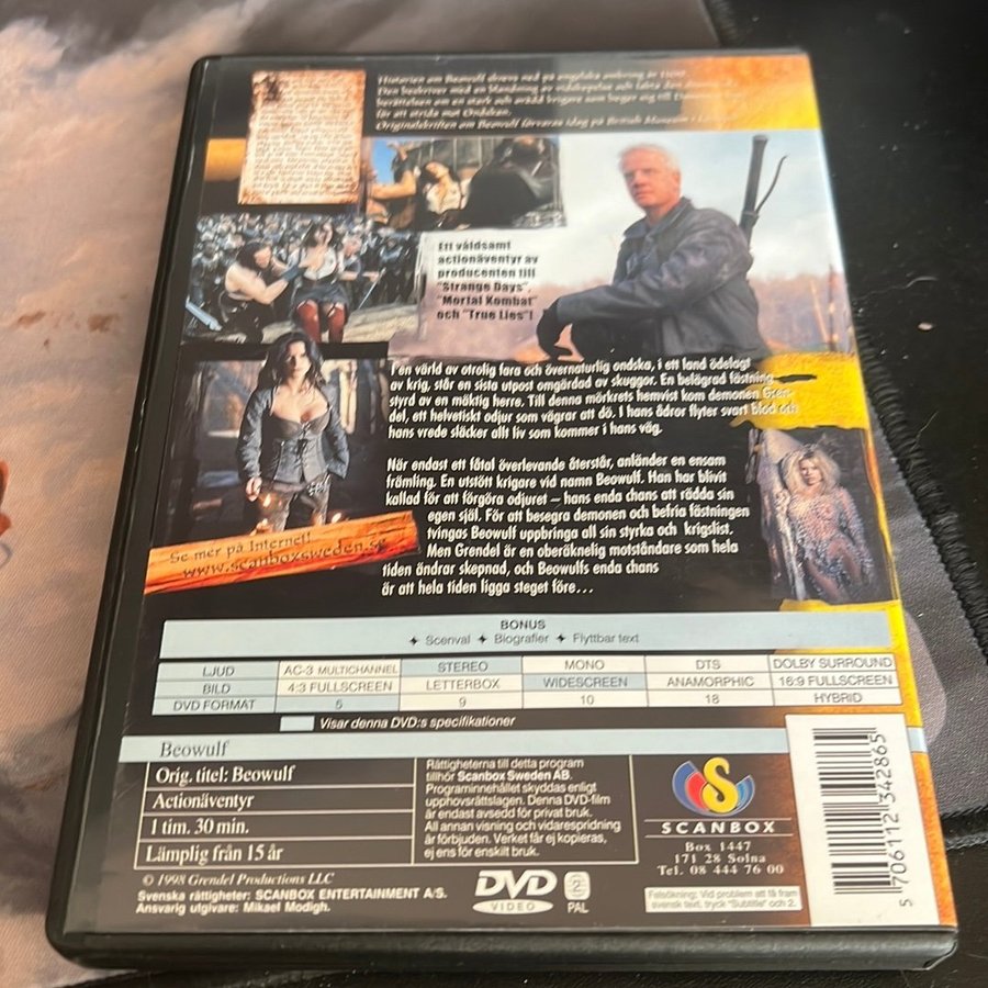 Beowulf - DVD med Christopher Lambert och Rhona.. | Köp på Tradera ...