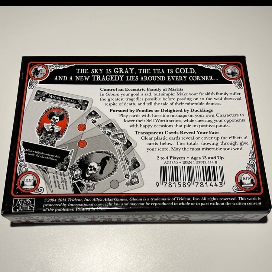 Gloom Second Edition spel av Keith Baker | Köp på Tradera (713368550)