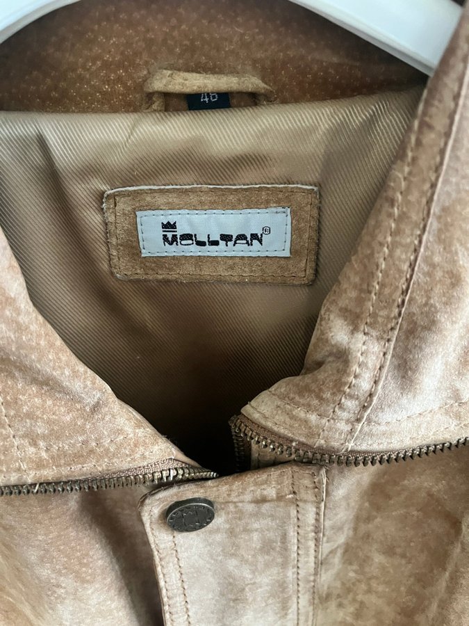 Molltan brun mocka jacka, storlek 48 | Köp på Tradera (709748941)