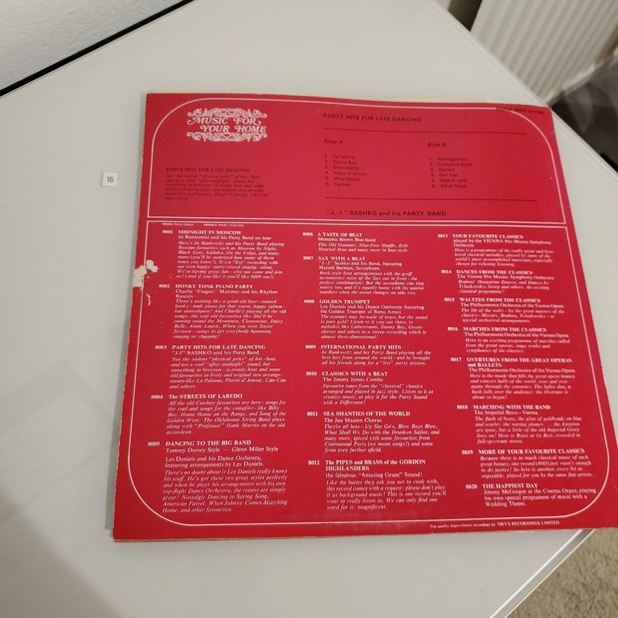 Party Hits For Late Dancing - J-J Sashko and Hi.. | Köp på Tradera ...