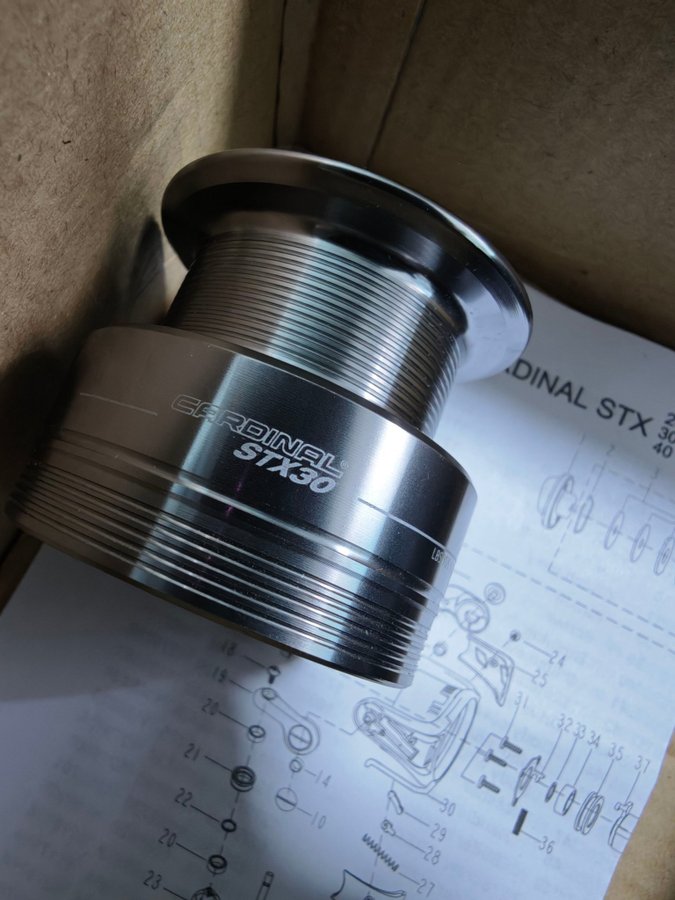 Cardinal STX30 Extra Spole med låda och sprängs.. | Köp på Tradera ...