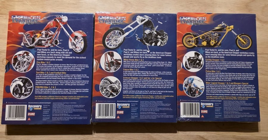 American Chopper - Säsong 2, 3 och 4 - DVD | Köp på Tradera (714694665)