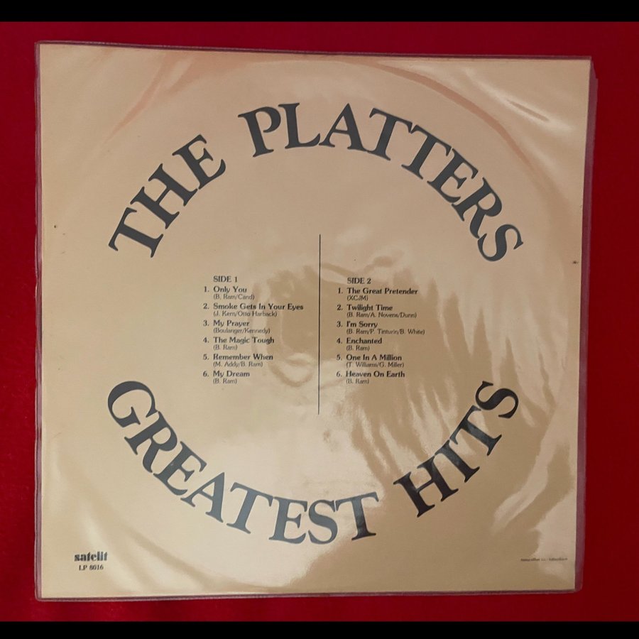 The Platters - Bild LP - Picture disc - Greates.. | Köp på Tradera ...