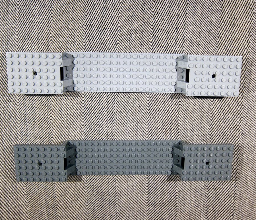 LEGO 2 st Tåg Train Base 6 x 34 Split-Level wit.. | Köp på Tradera ...