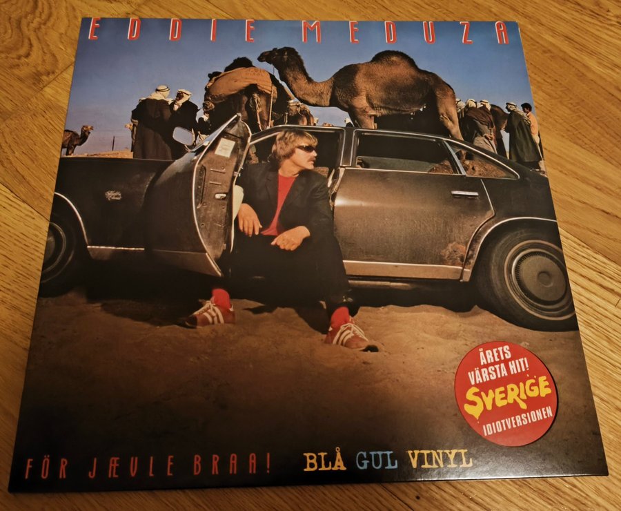 Eddie Meduza - För Jævle Braa! Blå Gul Vinyl | Köp på Tradera (711104448)