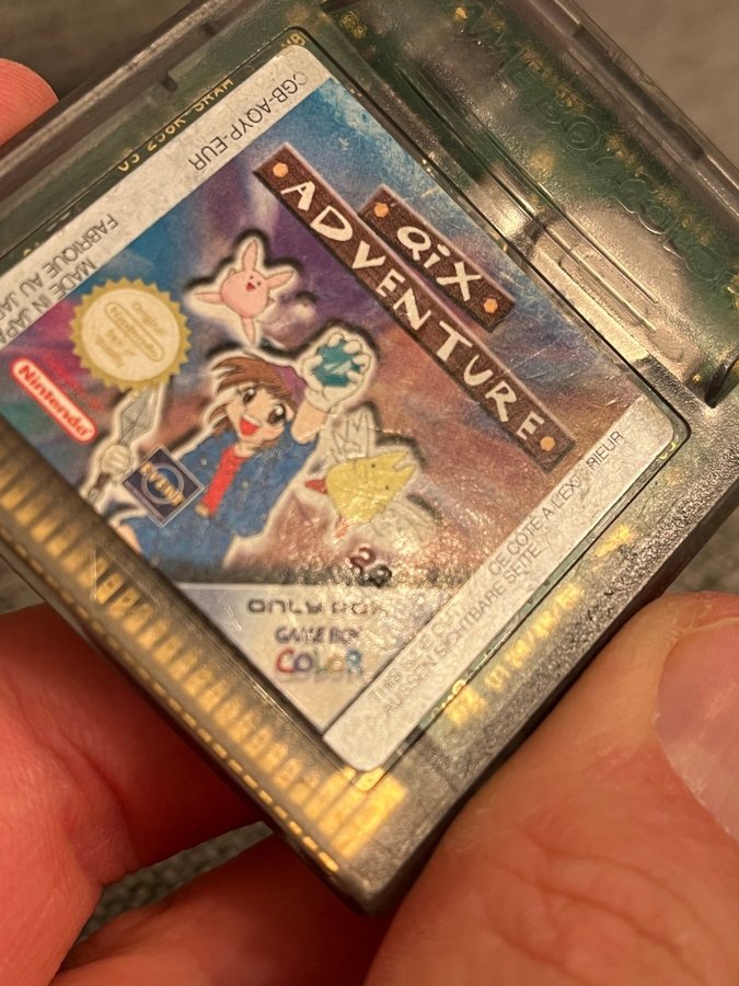 Qix Adventure Gameboy Color - Fungerar som det .. | Köp på Tradera ...