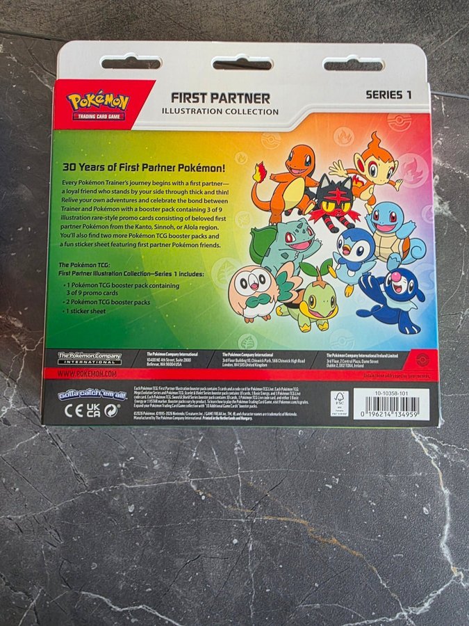 Pokémon First Partner Illustration Collection S.. | Köp på Tradera ...