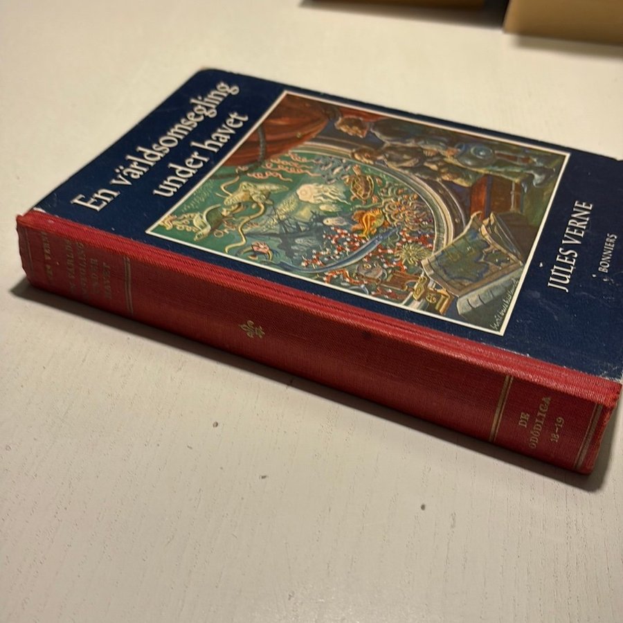 En Världsomsegling Under Havet, Jules Verne, 1957 | Köp på Tradera ...