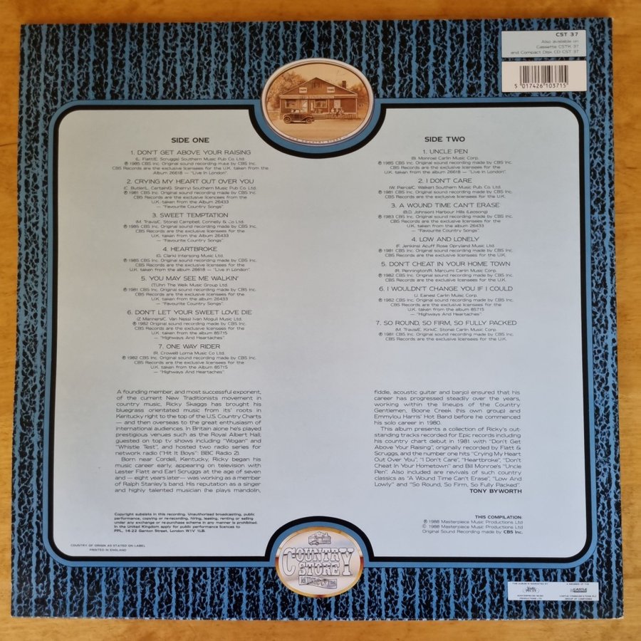 Ricky Skaggs - The Country Store Collection - V.. | Köp på Tradera ...