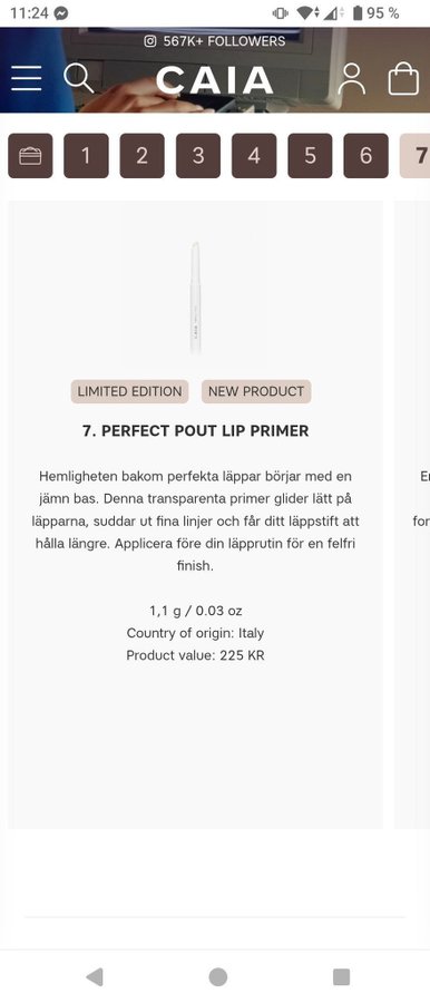 NY / NWT CAIA - Perfect Pout Lip Primer | Köp på Tradera (713341918)