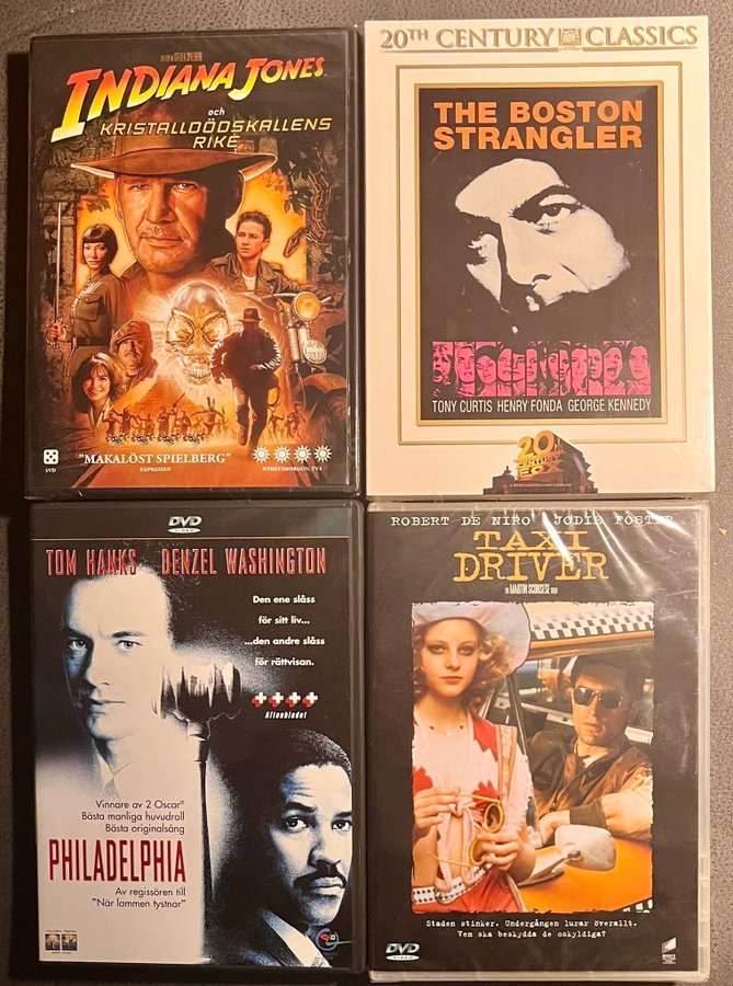 DVD-Filmer: Indiana Jones, Boston Strangler, Ph.. | Köp på Tradera ...
