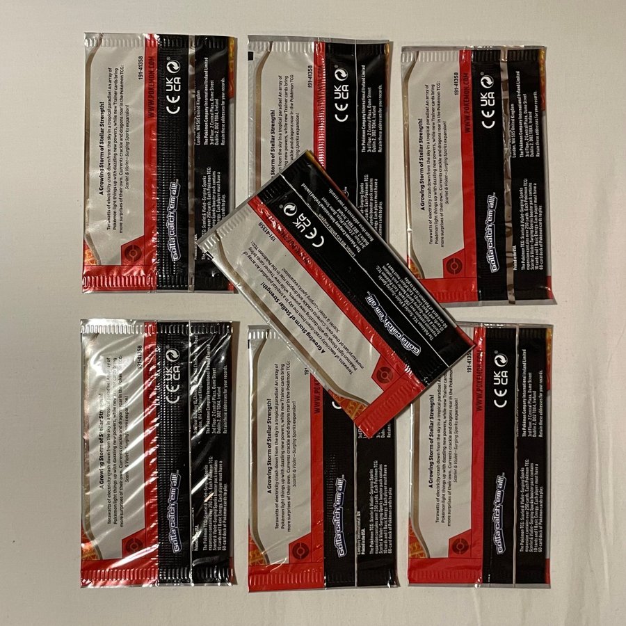 7 st Pokémon Scarlet & Violet Fun Packs (3 KORT.. | Köp på Tradera ...