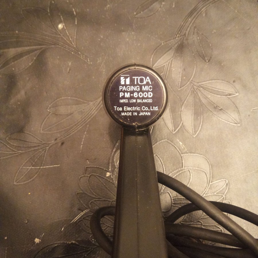 TOA Paging Mic PM-600D | Köp på Tradera (707297899)