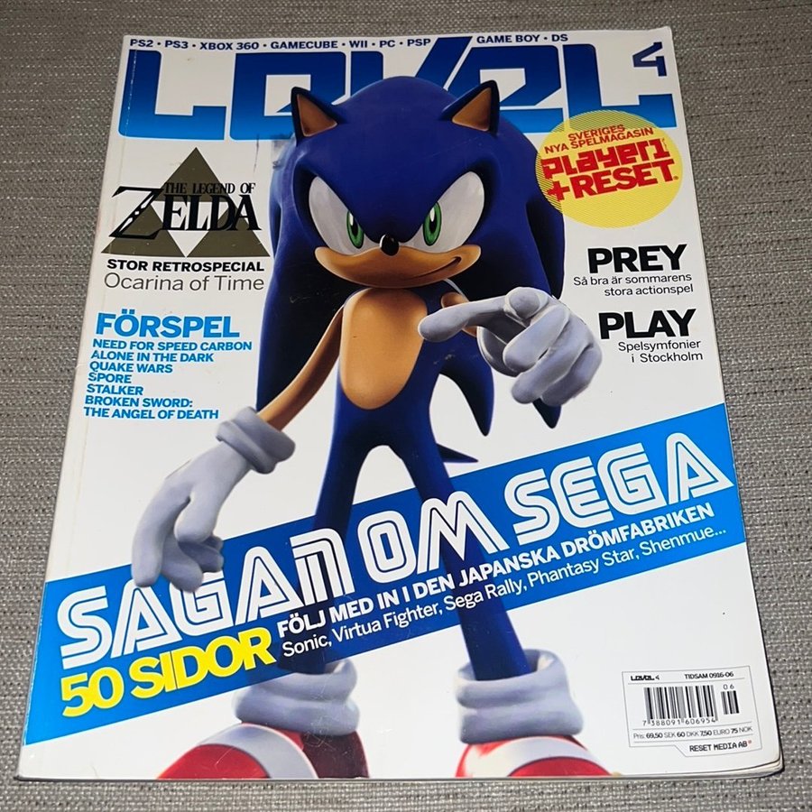Level Nr 4 - 2006 - Speltidning med Sonic på om.. | Köp på Tradera ...