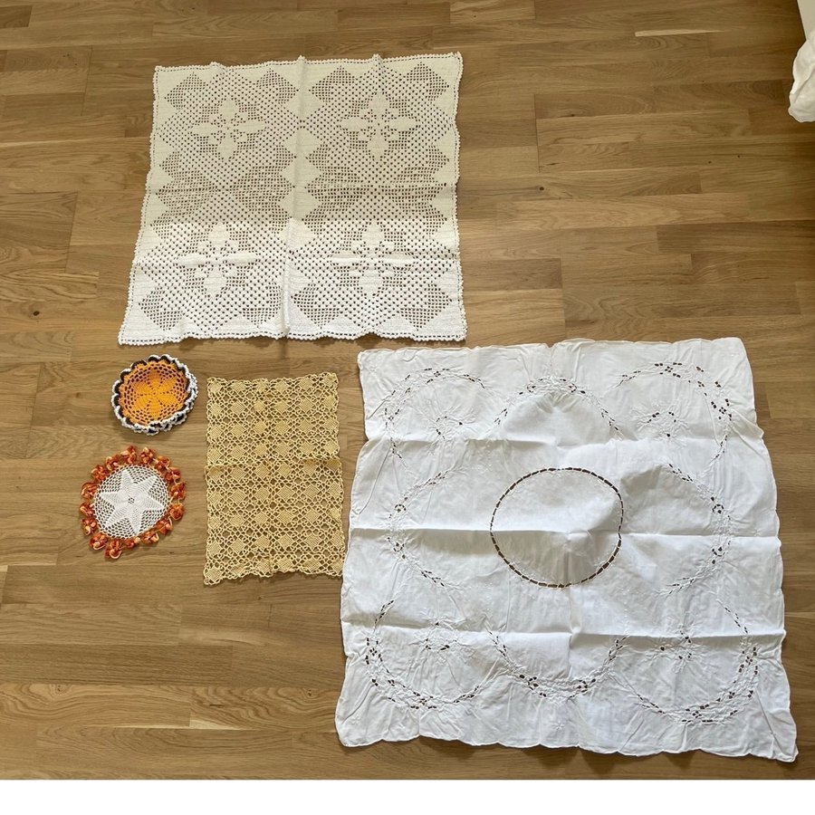 Diverse virkade dukar | Köp på Tradera (702767305)