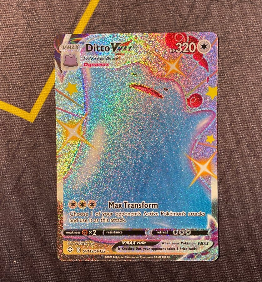 Pokémon : Shining Fates - Ditto Vmax - Full Art.. | Köp på Tradera ...