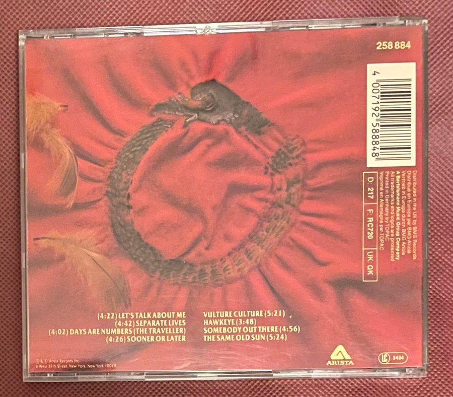 The Alan Parsons Project - Vulture Culture CD | Köp på Tradera (708647845)