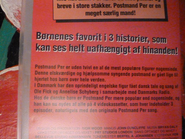 POSTMAND PER 1, VHS, DANSK TA.. | Köp från keepeer14488 på Tradera ...