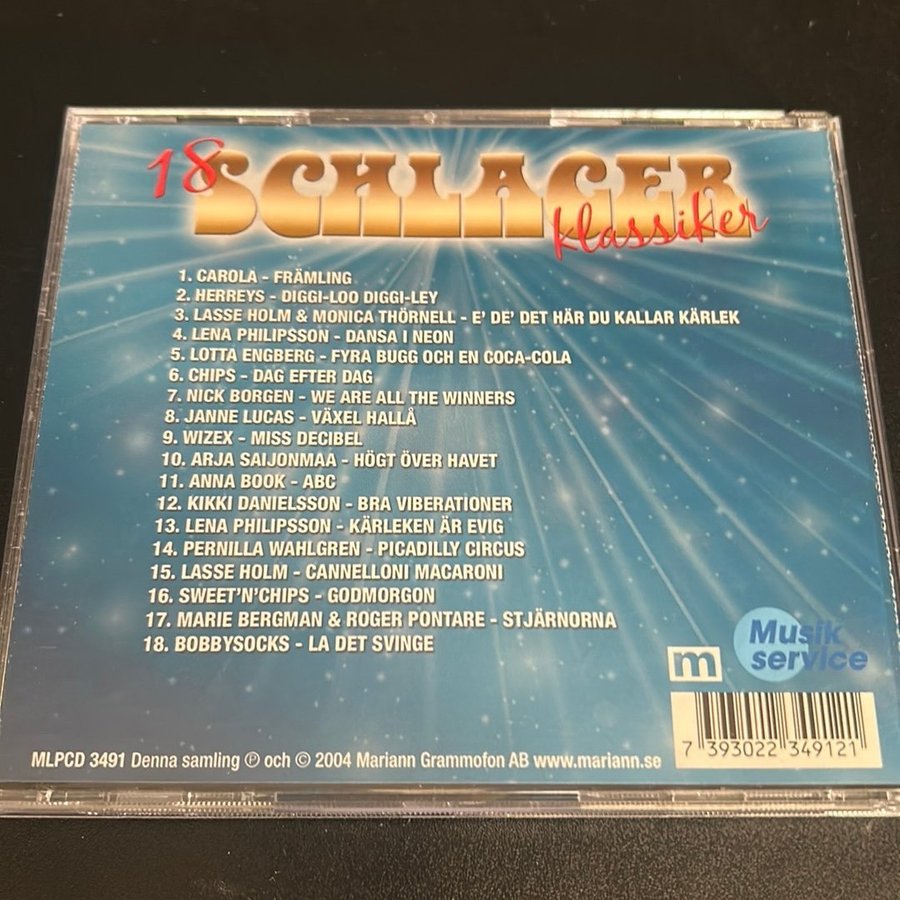 18 Schlager Klassiker - CD | Köp på Tradera (712718992)