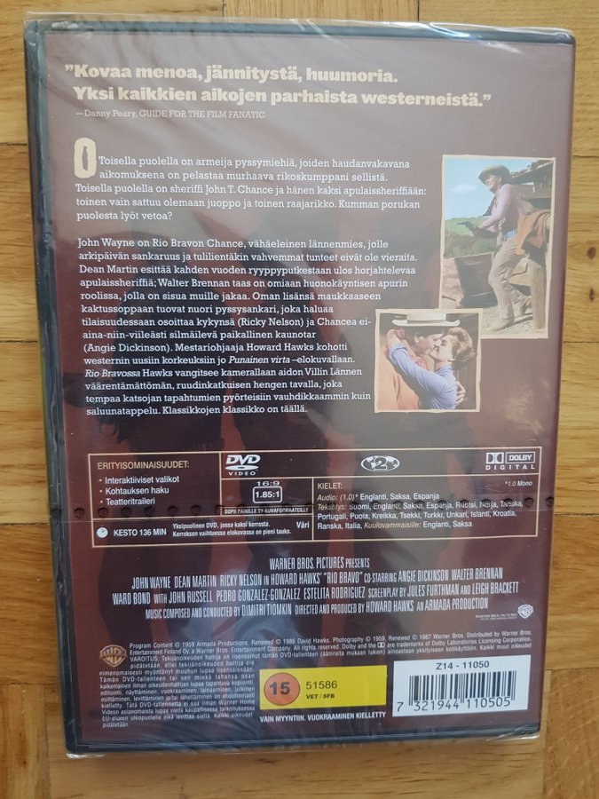 Rio Bravo - John Wayne, Dean Martin, Ricky Nels.. | Köp på Tradera ...