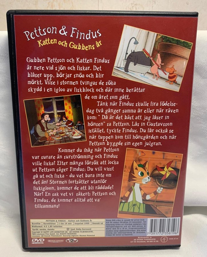 BARNENS FAVORITER - PETTSON & FINDUS - KATTEN O.. | Köp på Tradera ...