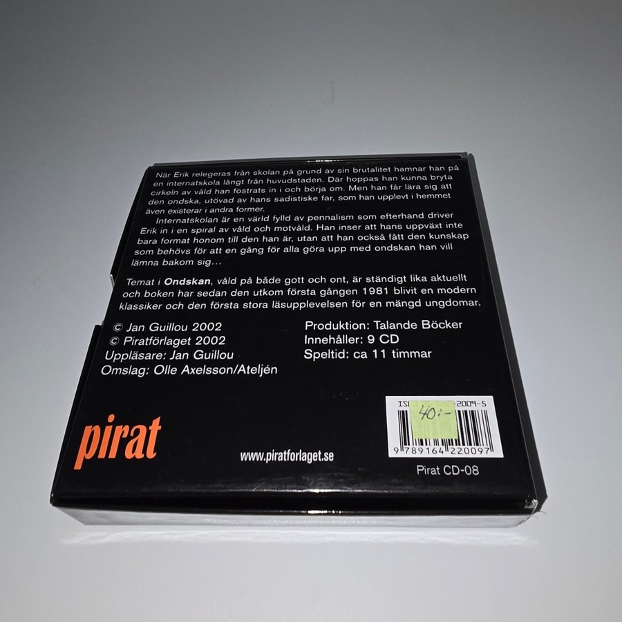 Ondskan av Jan Guillou, 2002 | Köp från DenverNovaVita på Tradera ...