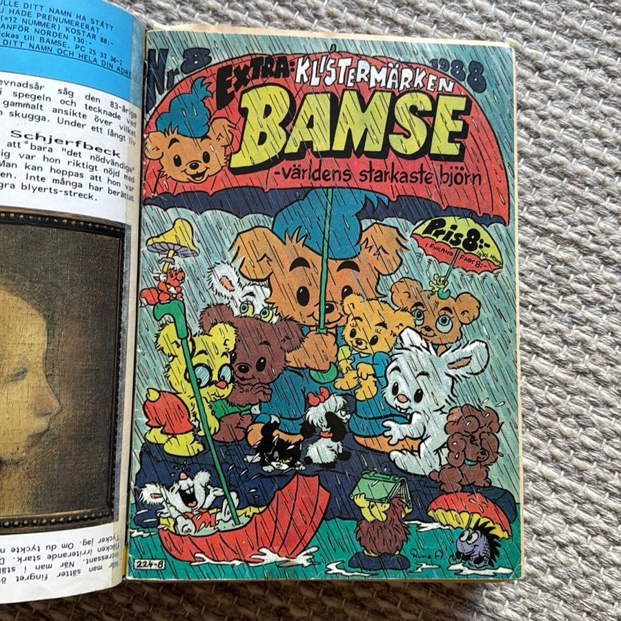 Bamse tidningar - Samlingspärm med Bamse tidnin.. | Köp på Tradera (671728953)
