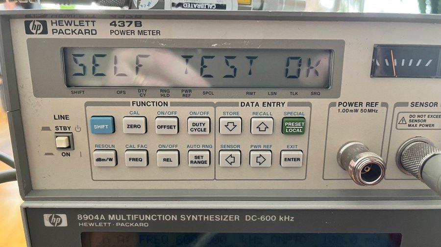 HP 437B Power Meter med 8481A Power Sensor | Köp på Tradera (710710612)