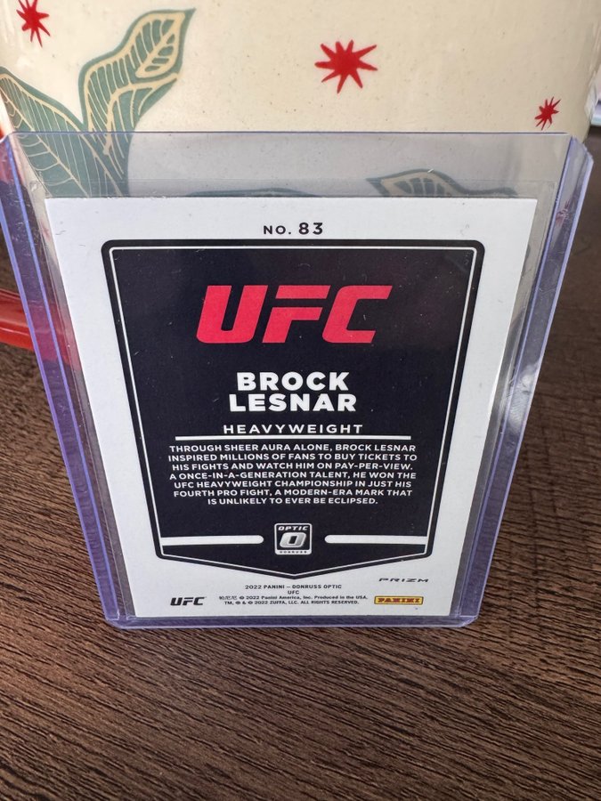 UFC Brock Lesnar Optic Donruss Kort | Köp på Tradera (713777868)