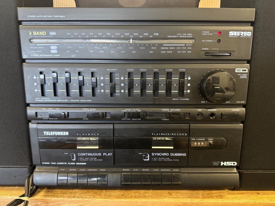 Telefunken Power Pack 80 Stereoanläggning med S.. | Köp på Tradera ...