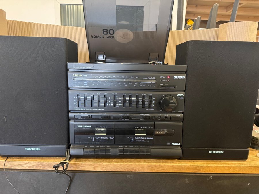 Telefunken Power Pack 80 Stereoanläggning med S.. | Köp på Tradera ...