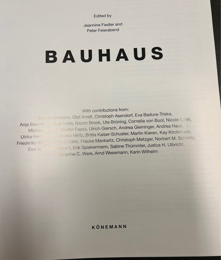 Bauhaus av Jeannine Fiedler och Peter Feieraben.. | Köp på Tradera ...