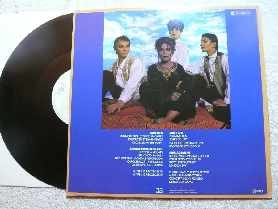 SAVAGE PROGRESS - Burning Bush | Köp på Tradera (708983578)