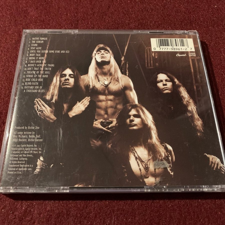 Poison - Native Tongue | CD | Köp på Tradera (711210294)