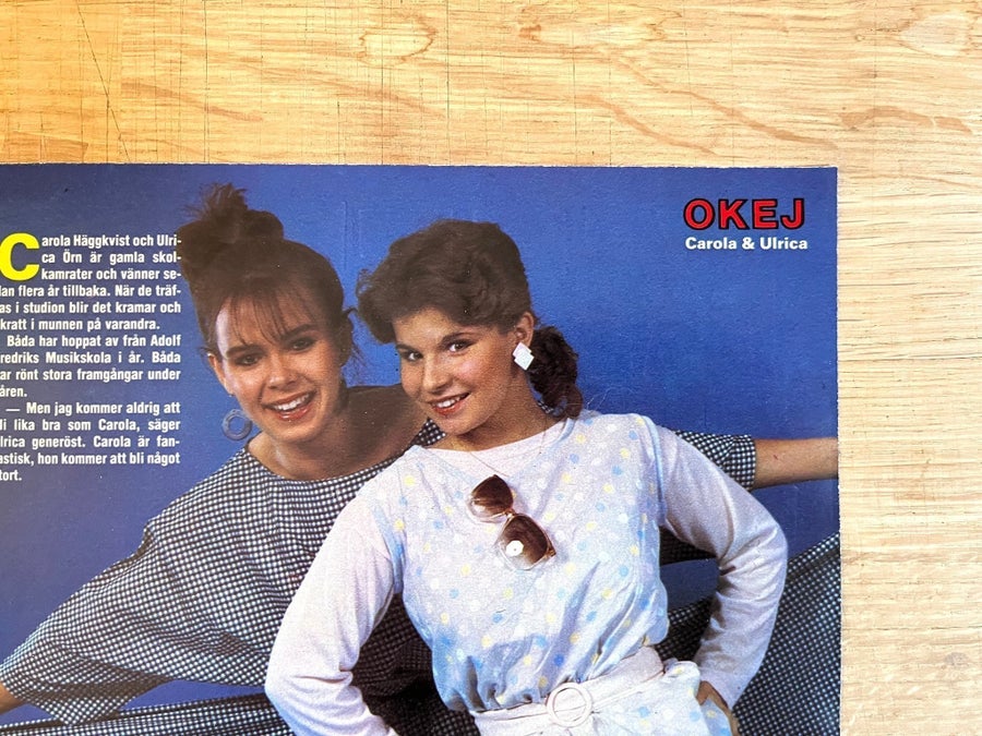Carola Häggkvist 1983 poster affisch tidningen .. | Köp på Tradera ...