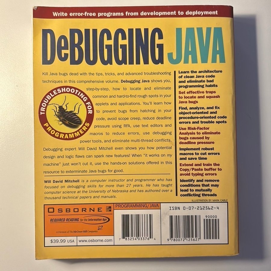 Debugging Java av Will David Mitchell | Köp på Tradera (702110987)
