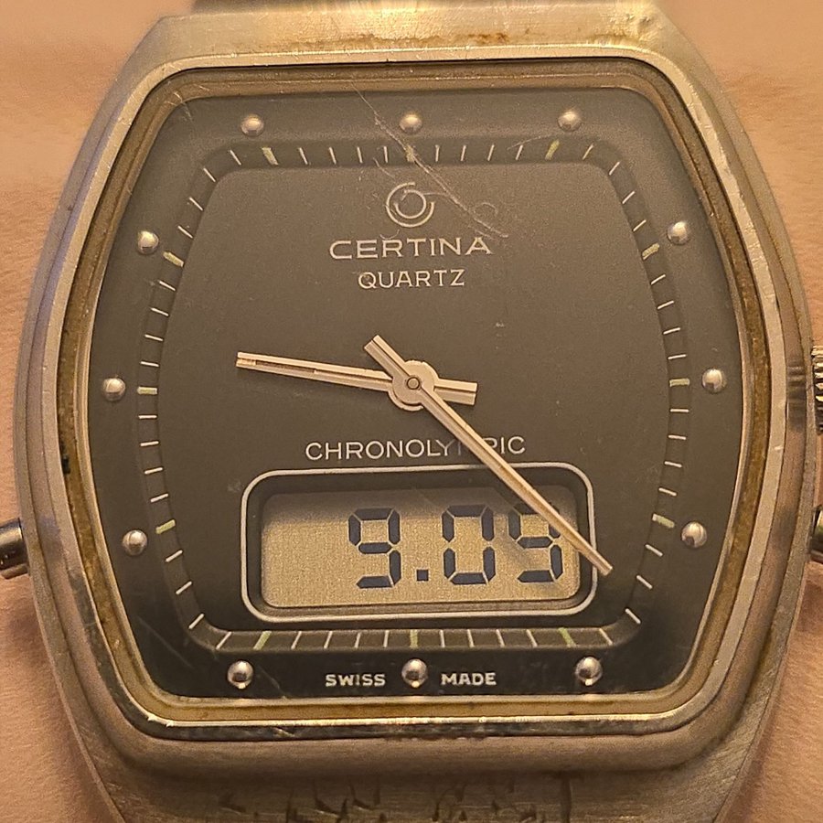 Certina Chronolympic Quartz Ana-Digi – Swiss Ma.. | Köp på Tradera ...