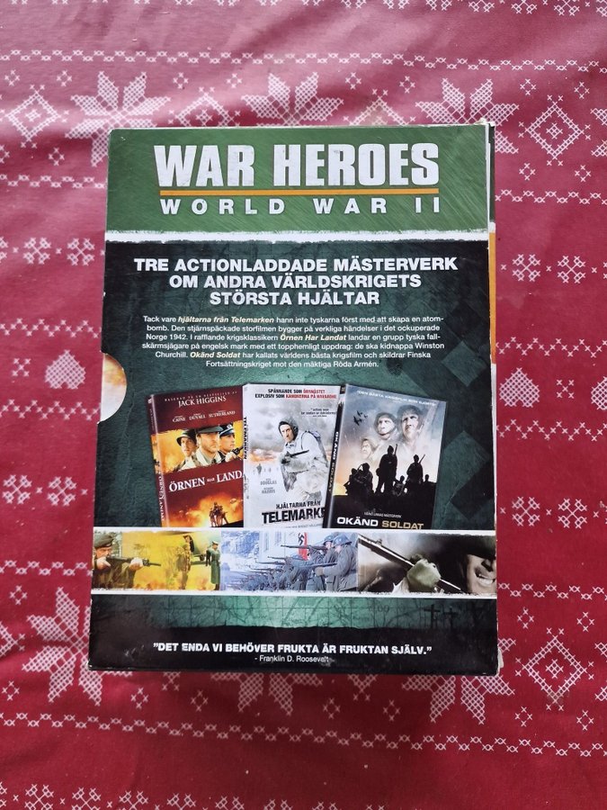 War heroes - Box med 3 DVD Filmer | Köp på Tradera (710698002)