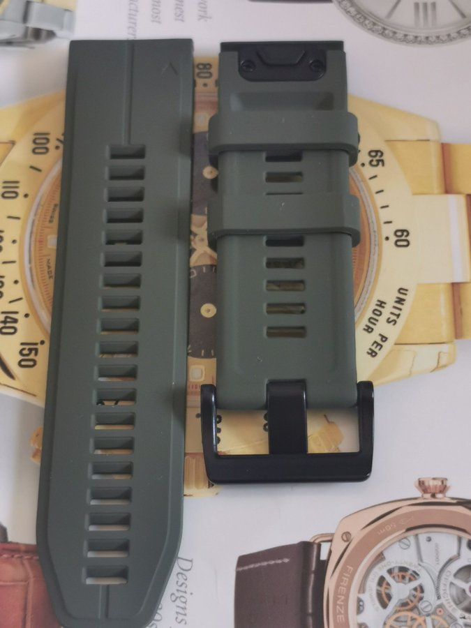 Armband för Garmin klockor, 26 mm, militär grön.. | Köp på Tradera ...